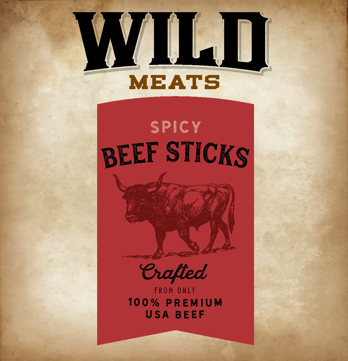 Spicy Beef Sticks – Bulk Packs – WILD, LLC.